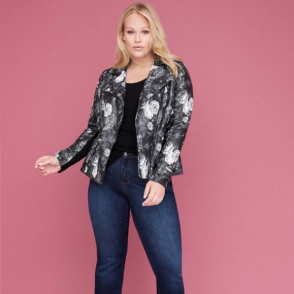 Lane Bryant | Jackets & Coats | Nwt Lane Bryant Faux Leather Moto ...
